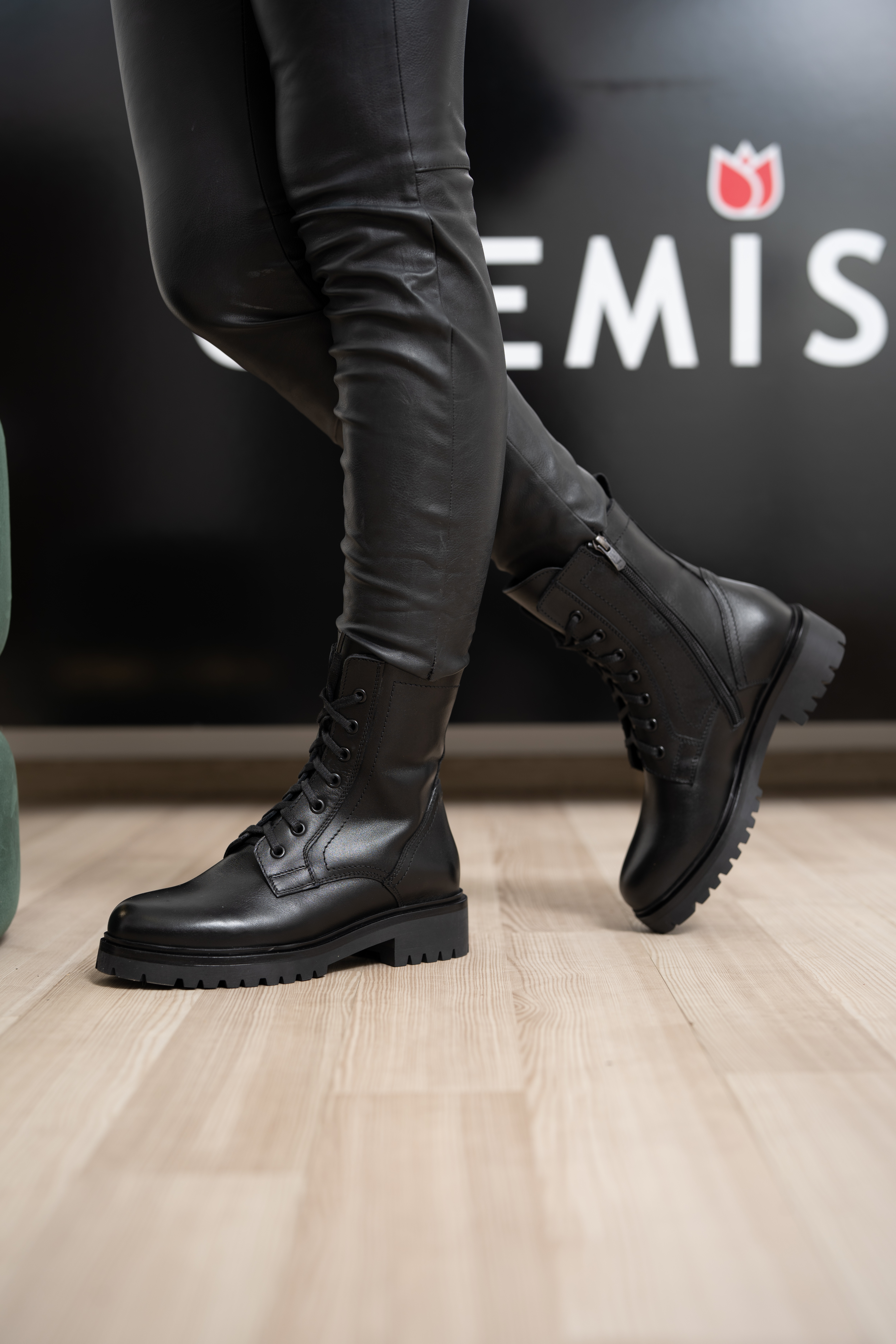 Ghete dama inalte, Glemis, piele naturala - Cod: AS-2415, Culoare ...